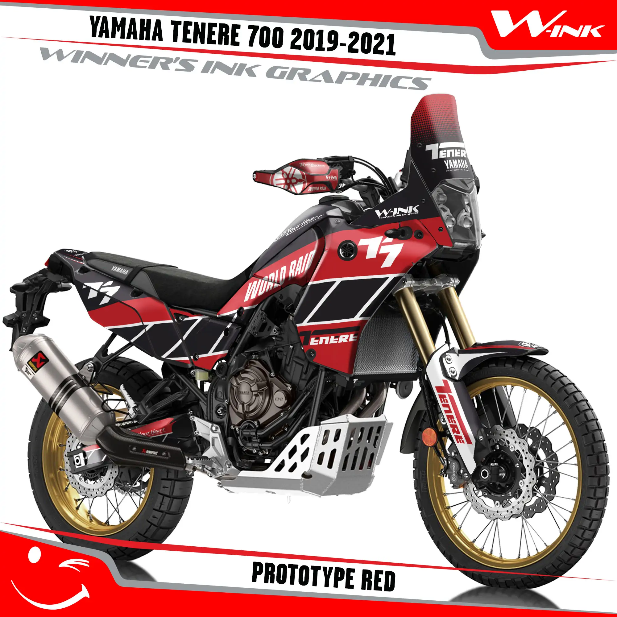 Buy decals Yamaha Tenere 700 2019-2022 Monster