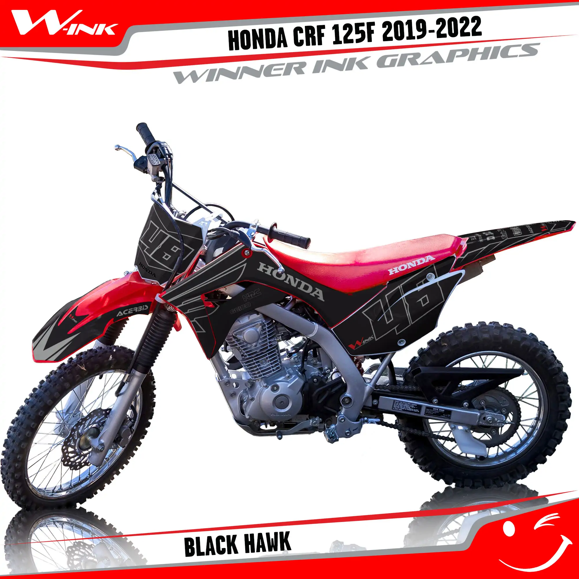 Honda CRF 125F 2019-2022 Original – Winner's Ink Graphics