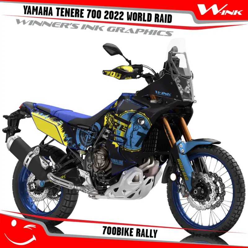 Yamaha Tenere 700 World Raid 2022 700bike Blue – Winner's Ink Graphics
