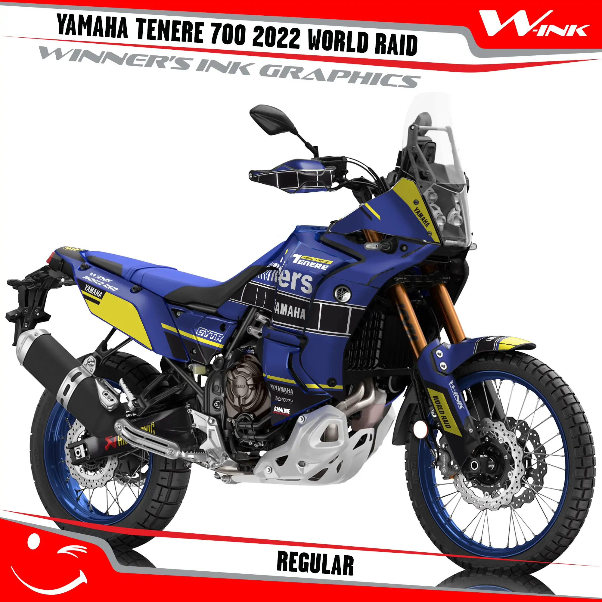 Buy decals Yamaha Tenere 700 World Raid Regular