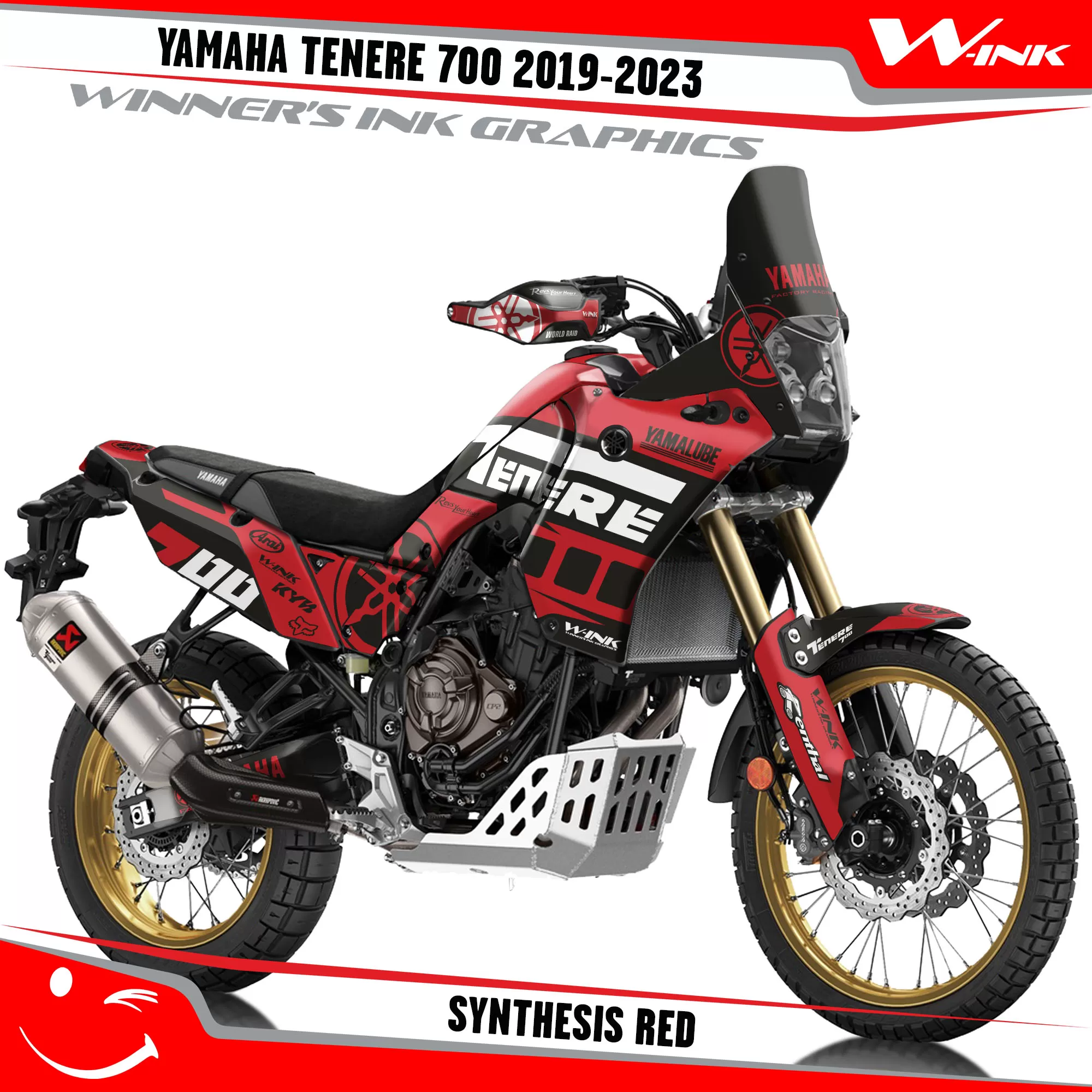 Decals for Yamaha Tenere 700 Synthesis