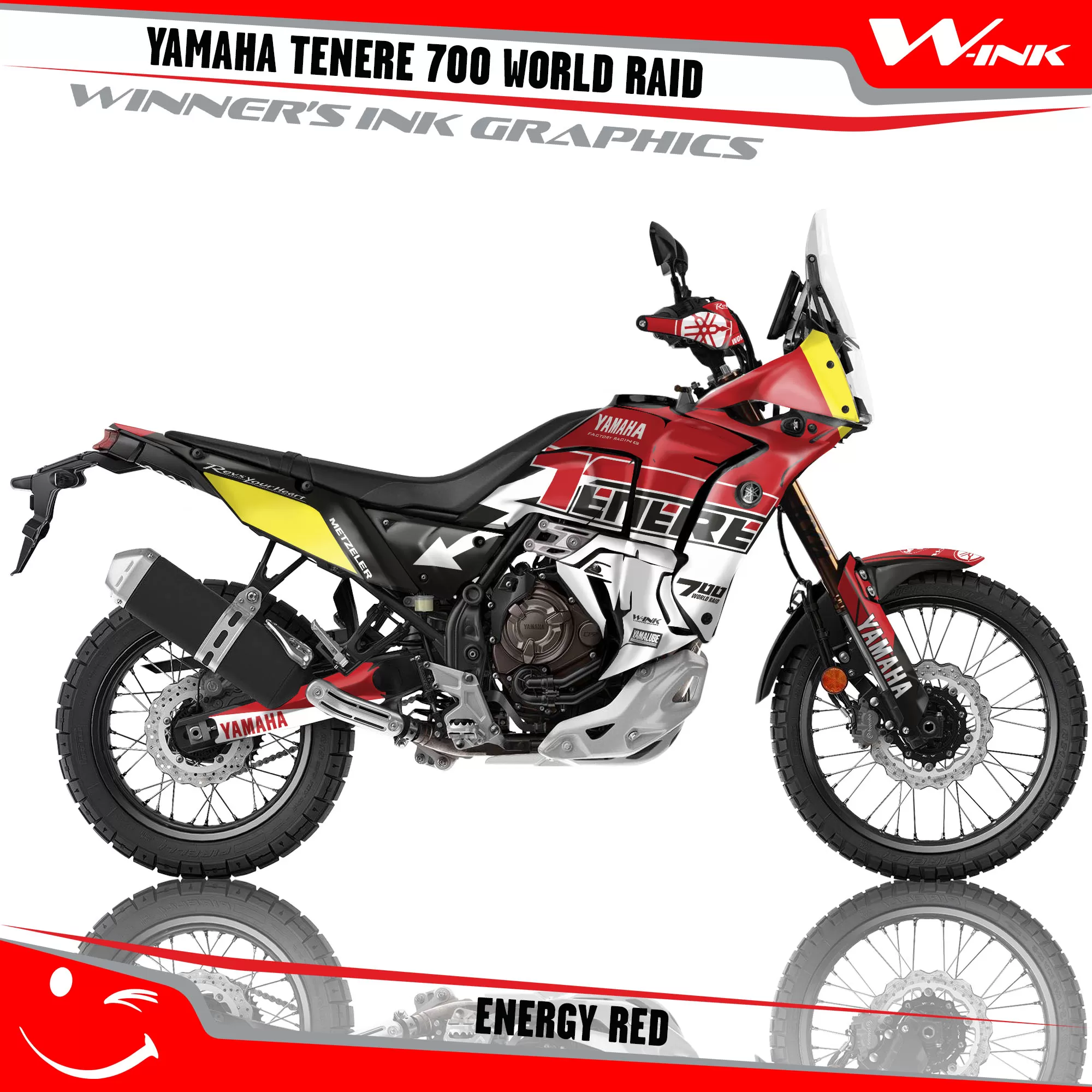 Stickers for Yamaha Tenere 700 World Raid Energy