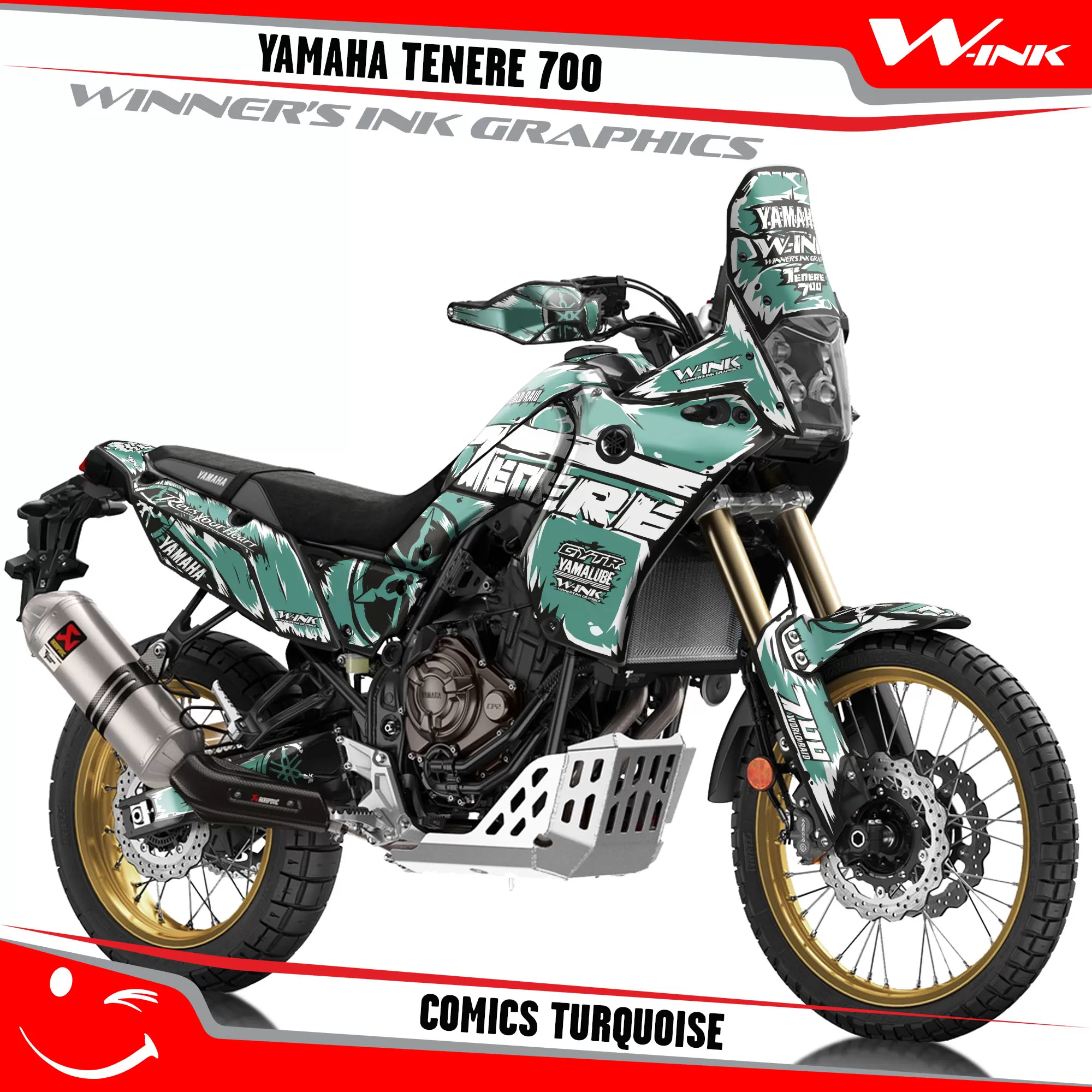 Graphics for Yamaha Tenere 700 Comics Standard