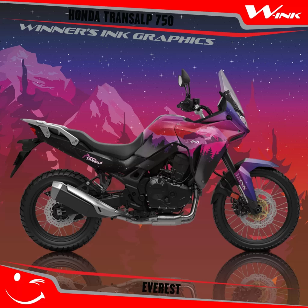 Custom graphics for Honda Transalp 750 Everest