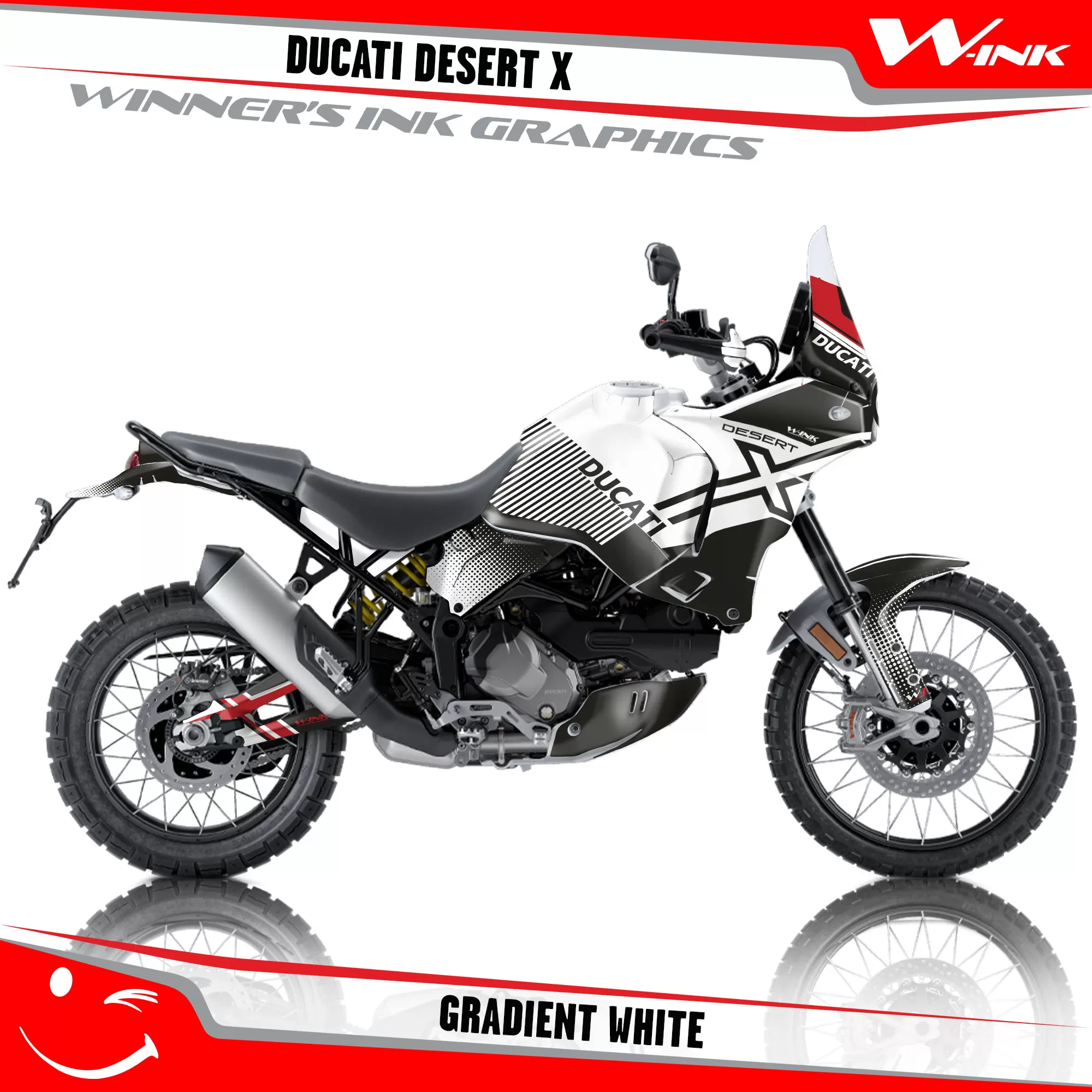 Custom graphics for DUCATI DESERT X Gradient Full