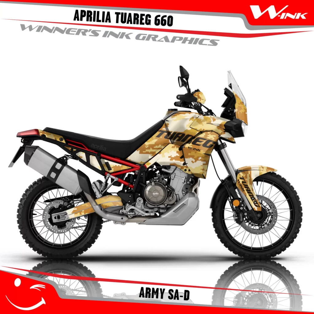 Graphics for Aprilia Tuareg 660 Army