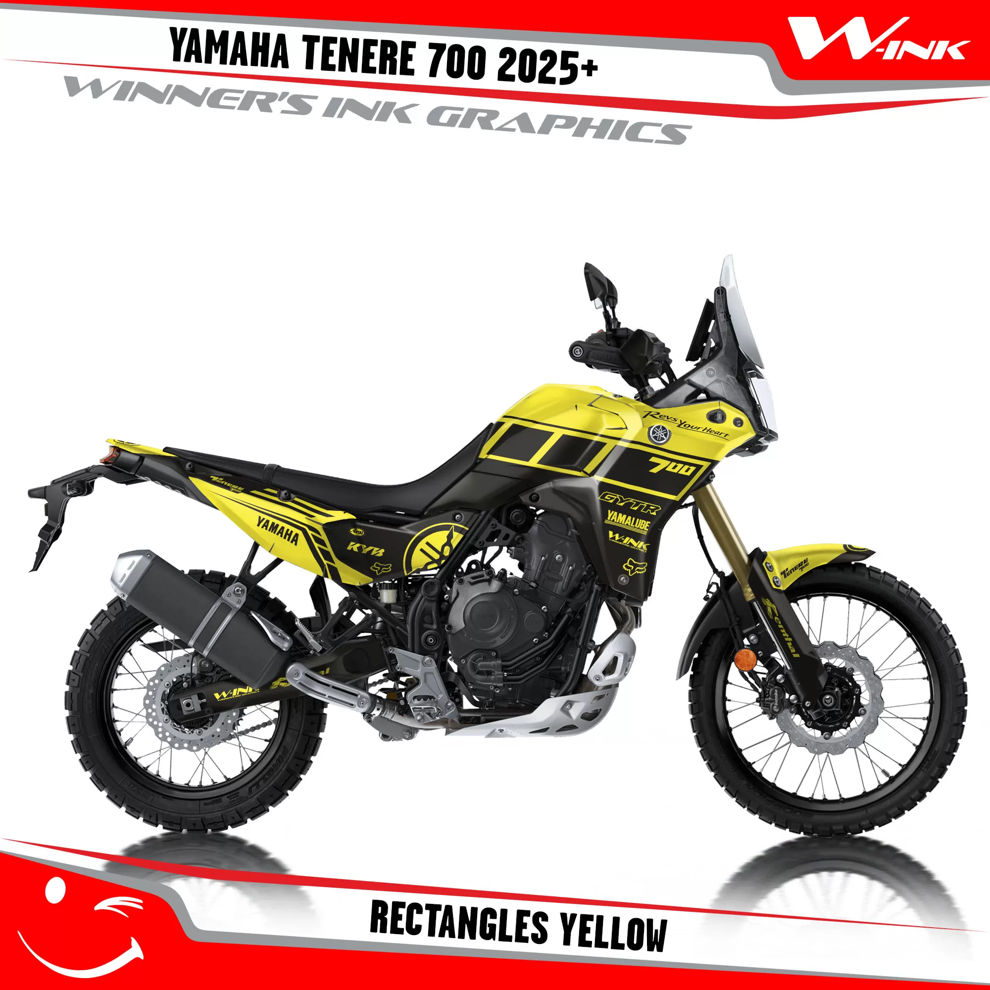 Graphics kit Tenere 700 2025-2026 Rectangles