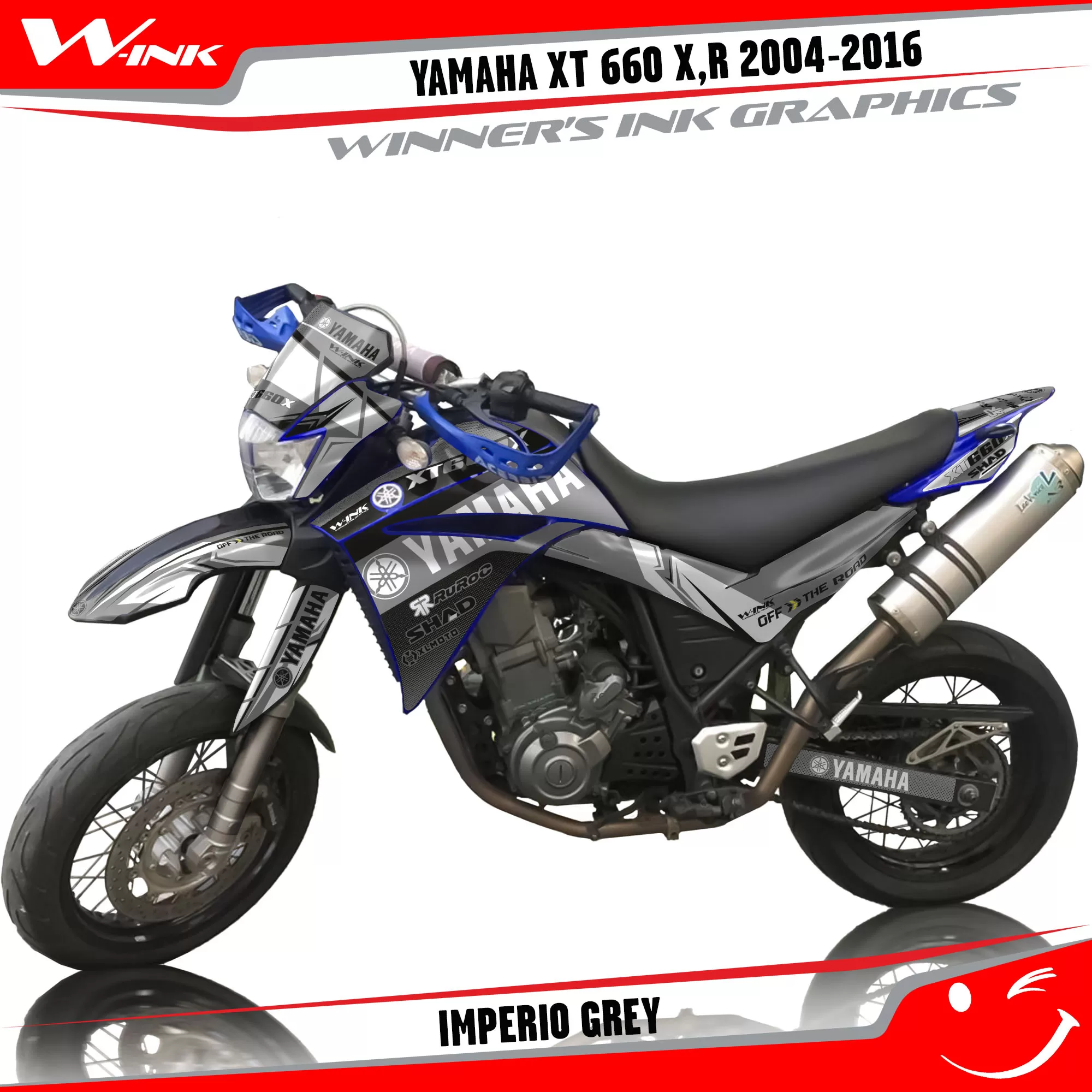 Custom graphics Yamaha XT660 X,R 2004-2016 Imperio Full